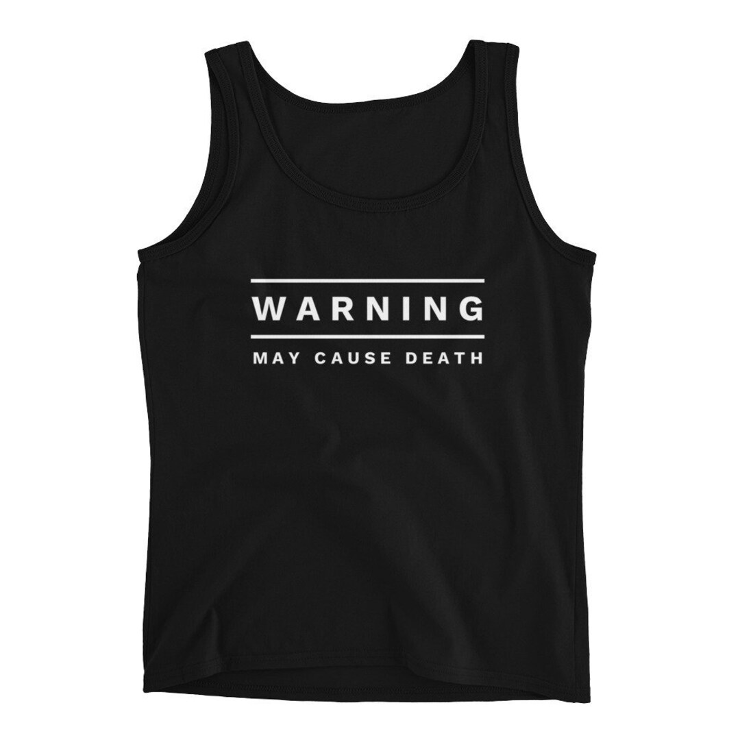Warning May Cause Death Tank Top Grunge Shirt Goth Shirt - Etsy
