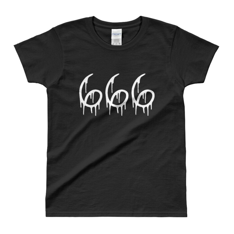 666 666 Shirt Goth Shirt Goth Clothes Occult Shirt | Etsy