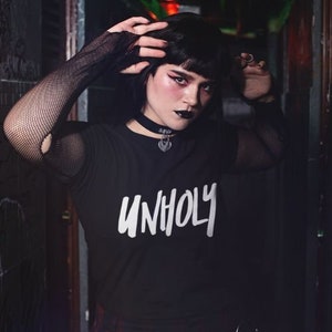 Unholy, T-shirt, Occult Shirt, Occult Gift, Goth Shirt, Goth Gift ...