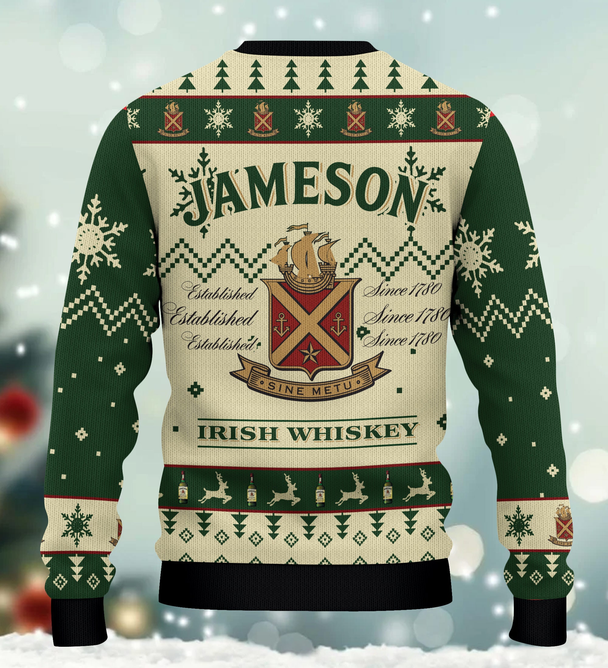 Jameson Irish Whiskey Ugly Christmas Sweater, Jameson Irish Whiskey ...
