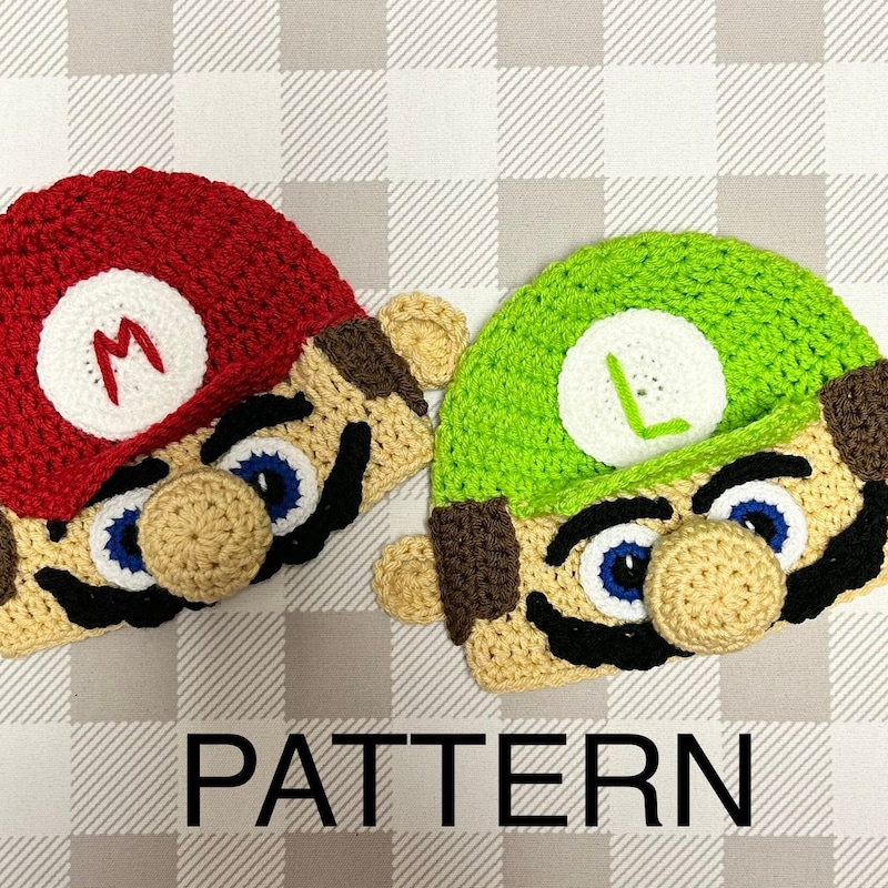 Crochet Mario - Etsy
