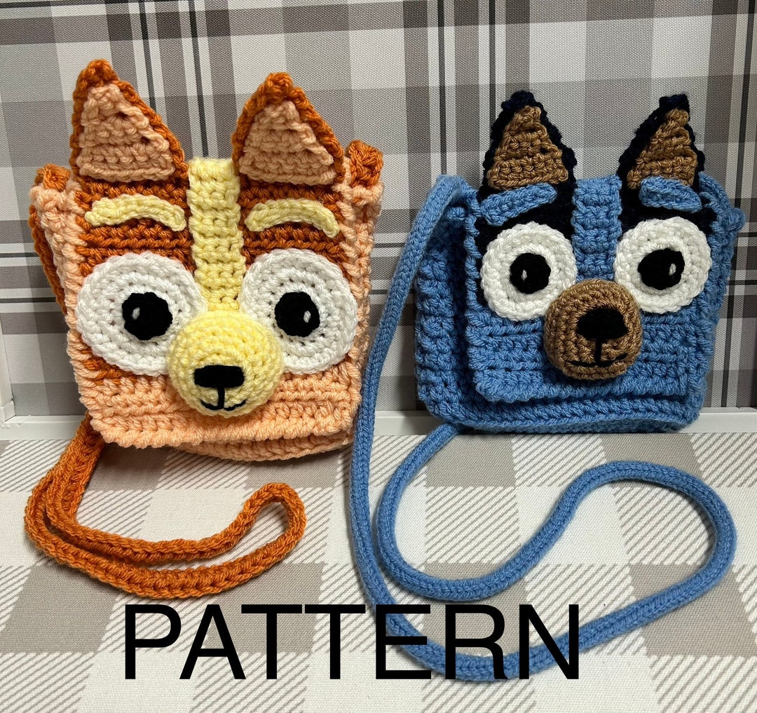 Pattern Bluey Dog, Bluey and Bingo Bag Pattern, Bluey Purse, Bluey PDF ...