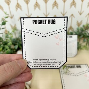 PRINTABLE Pocket Hug Tags - Digital PDF - Pocket Hug Cards, Pocket Hug ...
