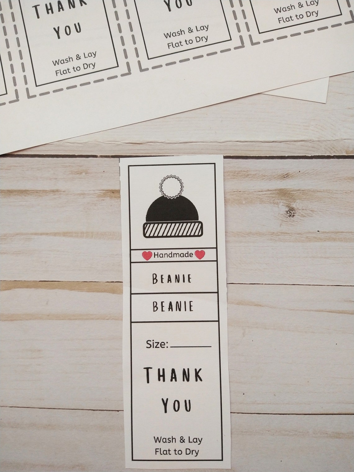 Printable Beanie Printable PDF Download Beanie Tag Beanie - Etsy