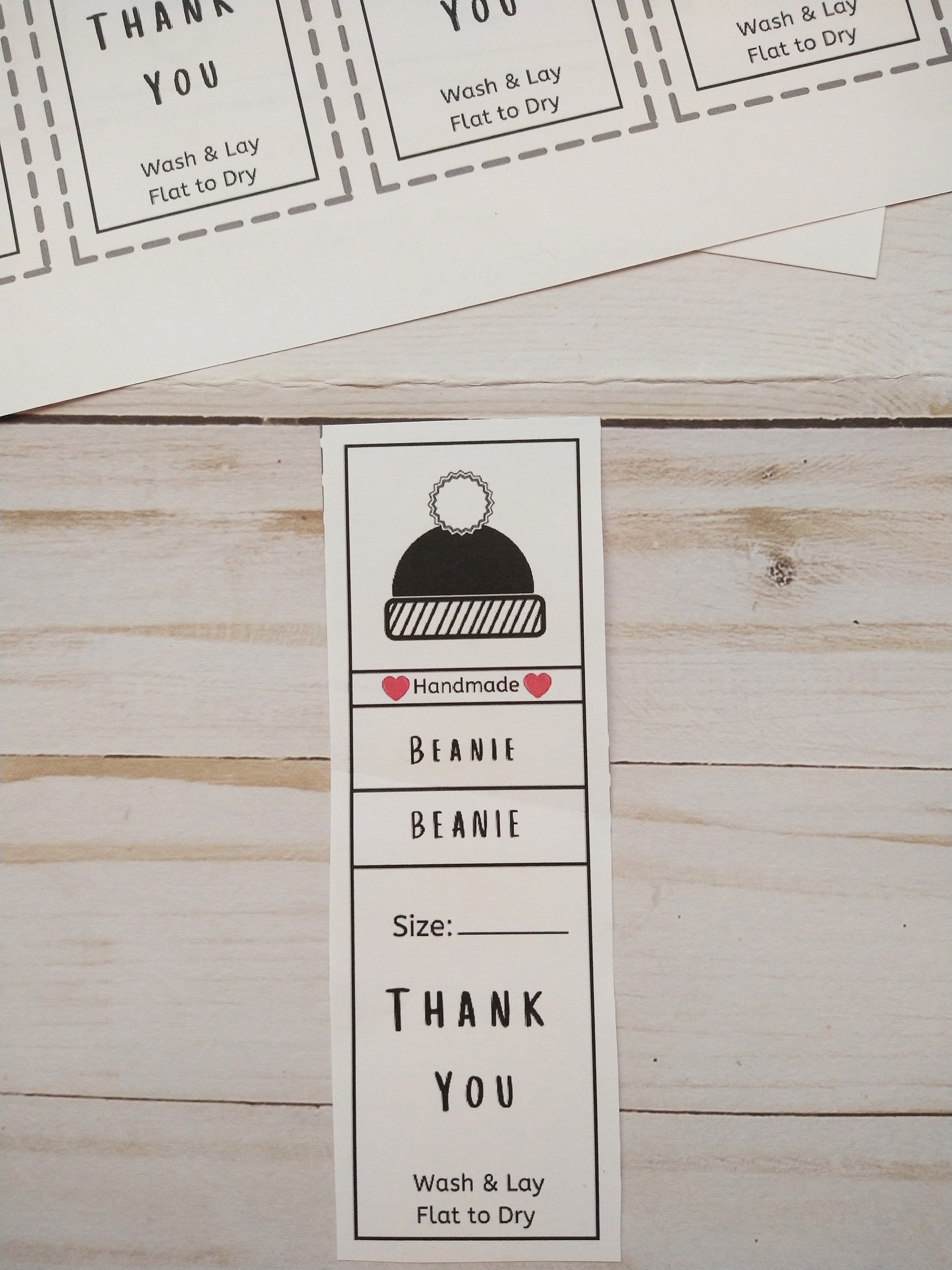 Printable Beanie Printable PDF Download Beanie Tag Beanie - Etsy