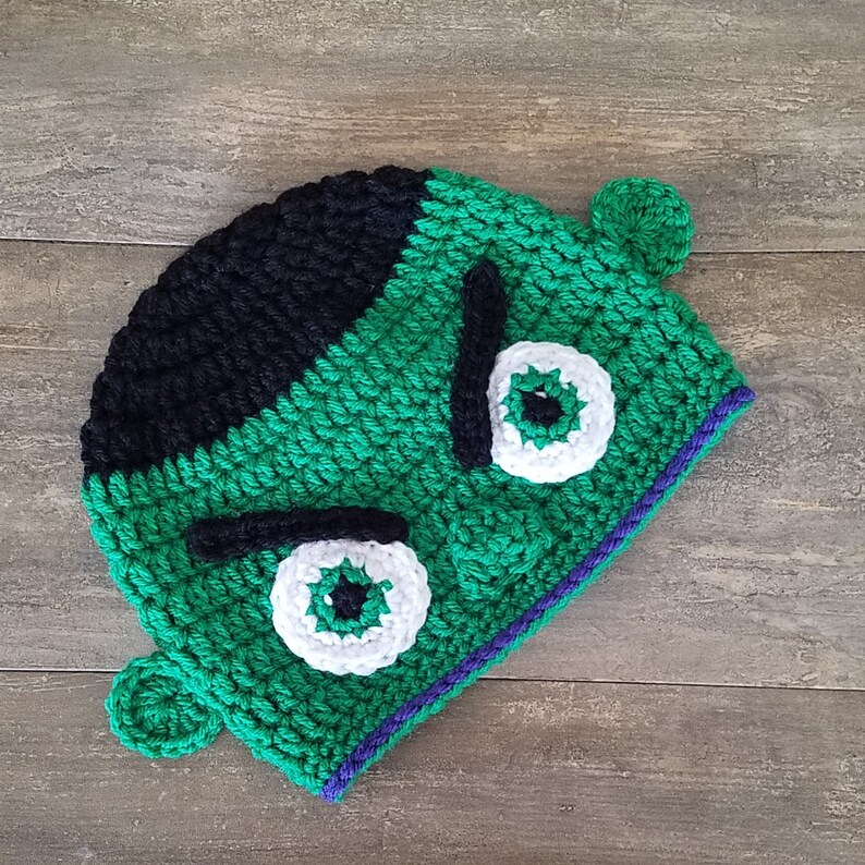 Crochet Incredible Hulk Hat Marvel Hulk beanie Hulk Super | Etsy