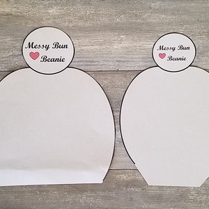 Printable~ Messy Bun Display Adult & Child , PDF Download, Messy Bun ...