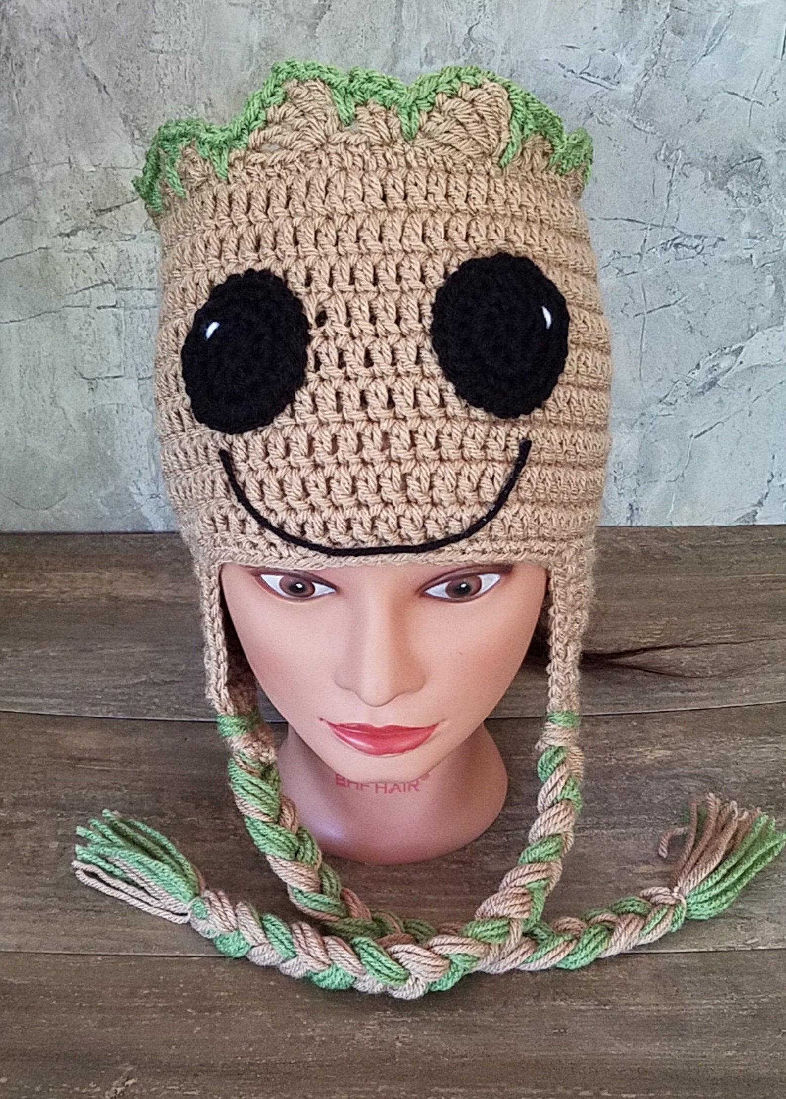 Crochet Groot Hat Groot beanie Groot Super Hero baby Groot | Etsy
