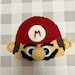 Pattern~crochet Mario and Luigi Hat, Mario Hat Pattern, Luigi Hat ...