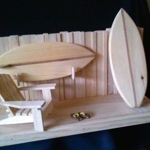 Taylor Made Miniature Surfboards With Display and Chair - Etsy