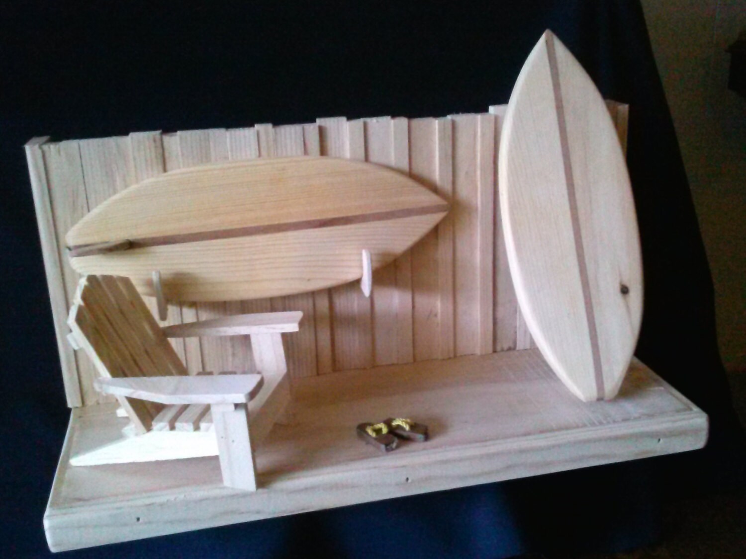Taylor Made Miniature Surfboards With Display and Chair - Etsy