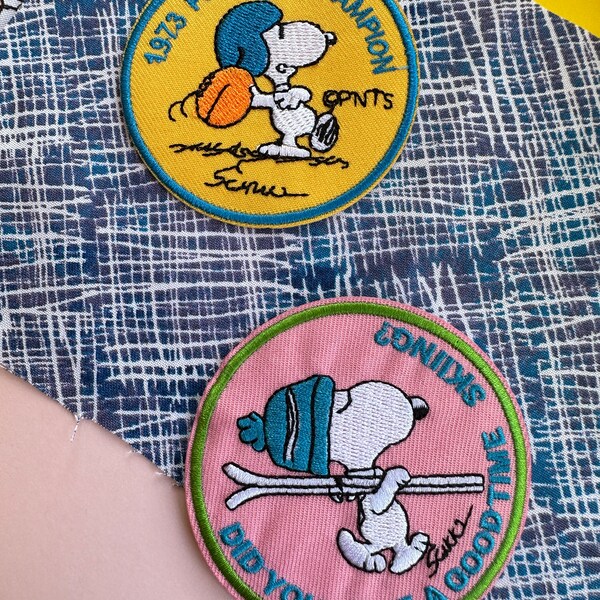 Vintage Snoopy Patch - Etsy