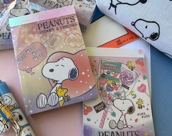 Snoopy and His Friend Notepads Vintage Peanuts Notepads - Etsy