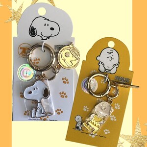 Cute Genuine Peanuts Key Chain Snoopy and His Friends Enamel Keychain ...
