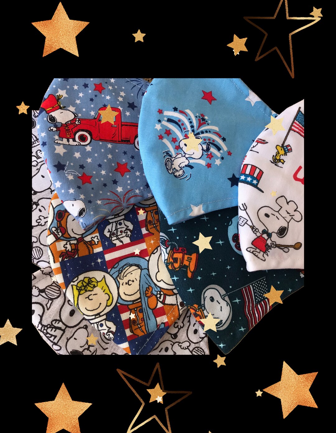 Cute Comic Snoopy Cartoon Cotton Face Mask L Adult Teen Kid - Etsy