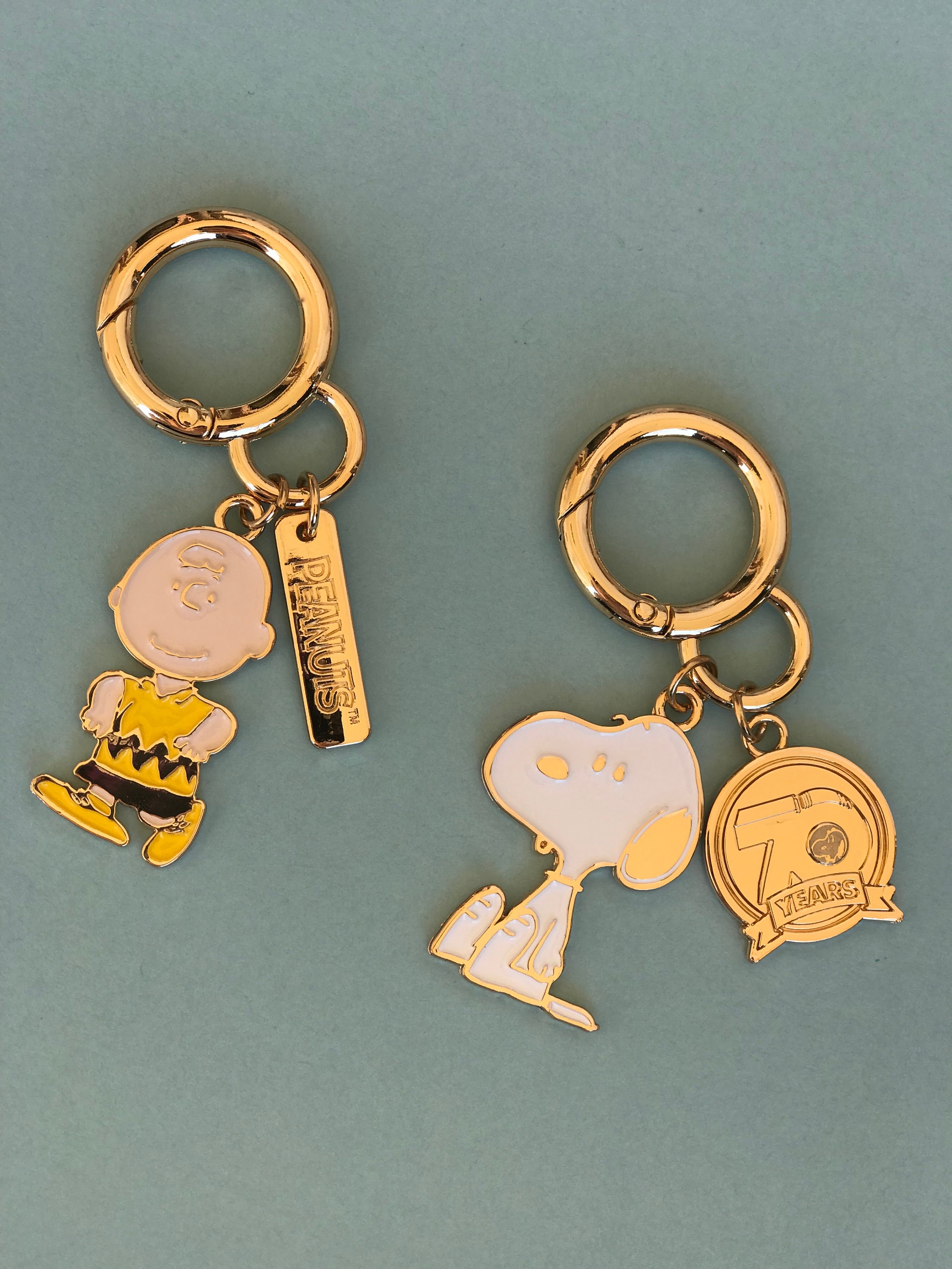 Cute Genuine Peanuts Key Chain Snoopy and His Friends Enamel - Etsy