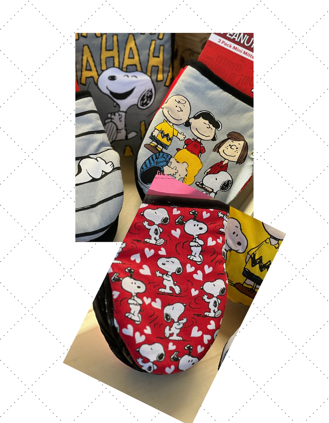 Kitchen Oven Mitts-snoopy Pot Holder Oven Mitts baking Gift Accessories ...