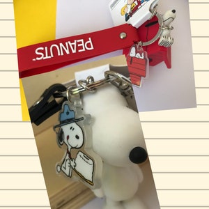 Snoopy and His Friends Keychain With Charms Dog House - Etsy UK