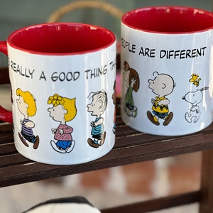 Snoopy Mug Collection Snoopy Happy Together Mug-gift Mug Big Coffee Mug ...