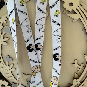 Cartoon Snoopy Design ID Card Lanyard keychain Lanyard Badges Holder ...