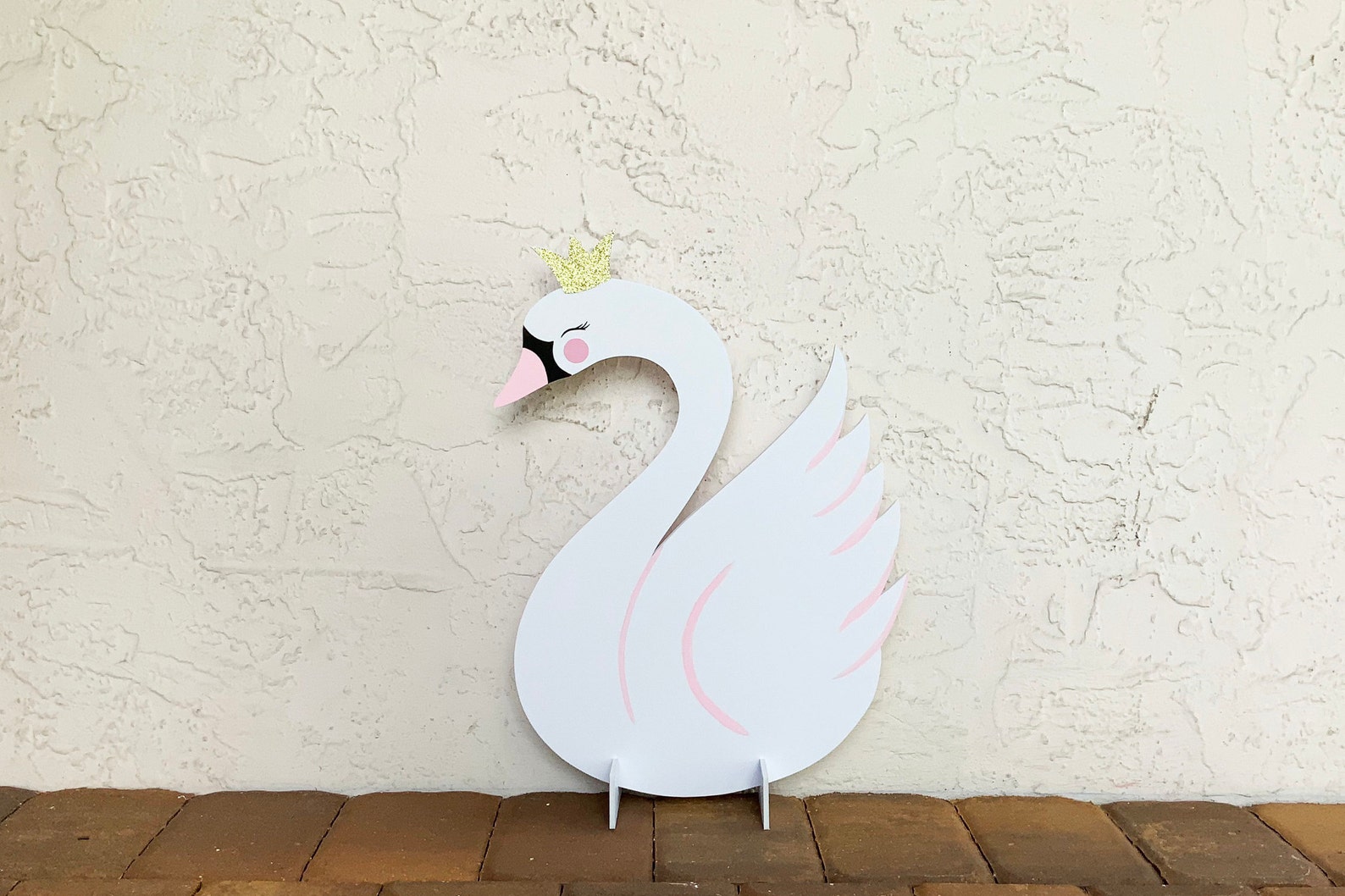 2FT Swan Party Prop Backdrop Decor Baby Shower Backdrop Swan | Etsy