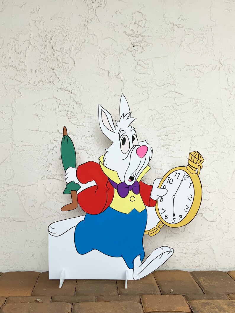 5 Bundle Alice in Wonderland Cutouts Birthday Tea Party | Etsy
