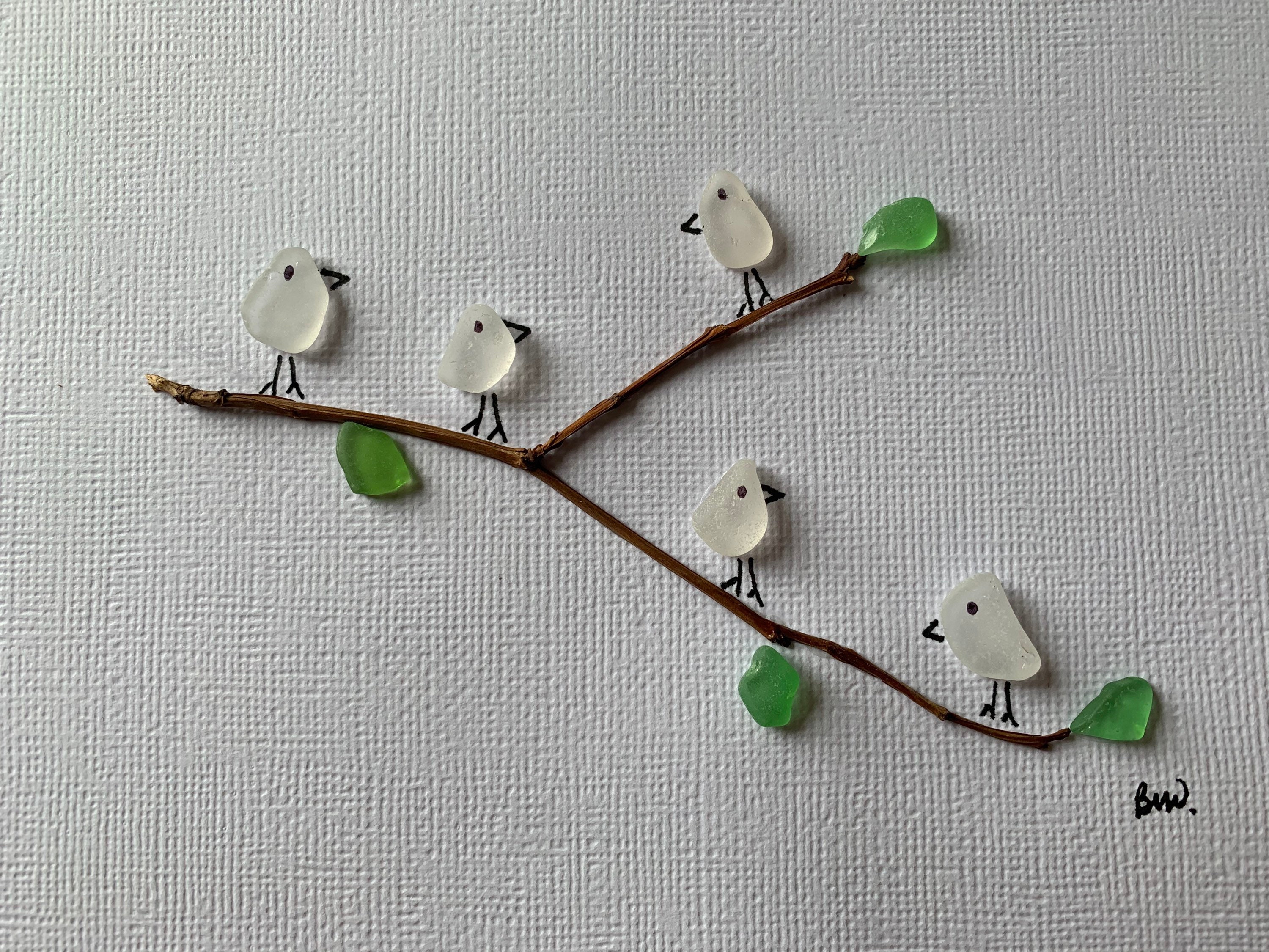 FRAMED Sea Glass Art Picture. Customize and Personalize to - Etsy