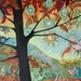 Tree of Life and Oneness on Stretched Canvas 70cm X 100cm Unity Peace ...