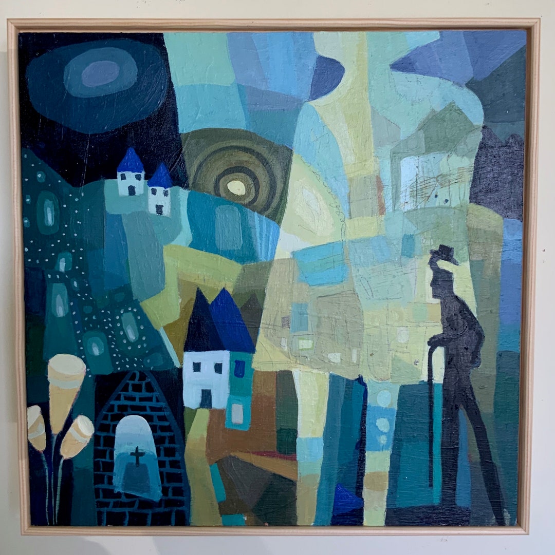 Original Acrylic Painting Framed, Soul Art, Spiritual Painting, Beyond ...