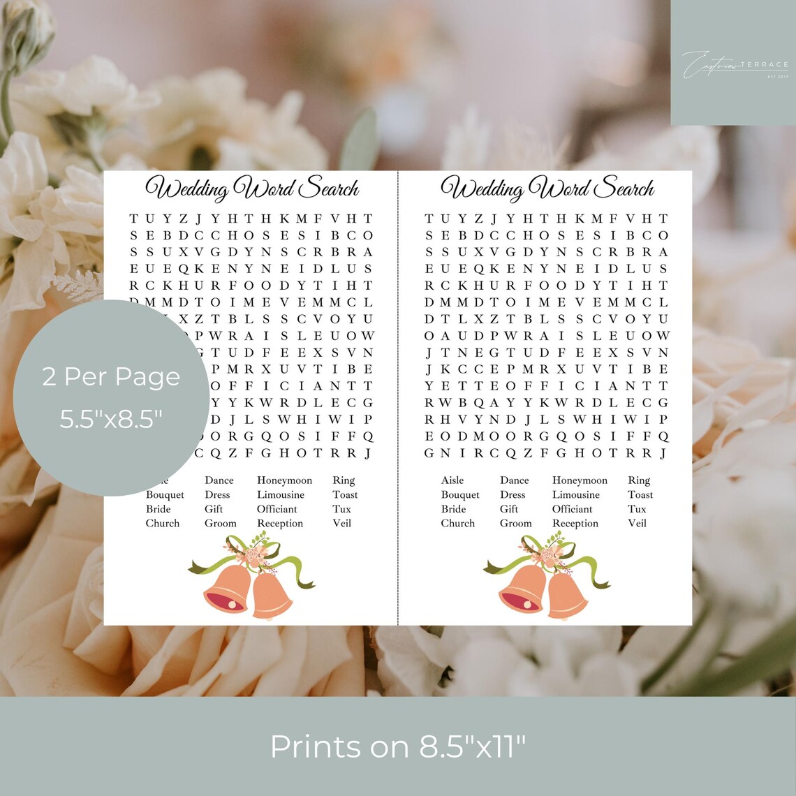 Wedding Word Search Printable, Kids Activity Page, Party Favor, Party ...