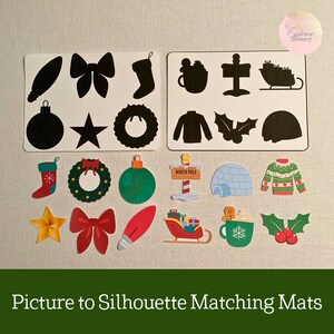 Montessori Christmas Activity Bundle, Preschool Holiday Activity ...