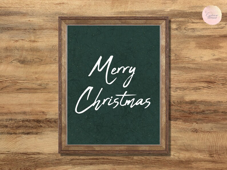 Christmas Digital Print, Printable Christmas Wall Art, Set of 3 ...