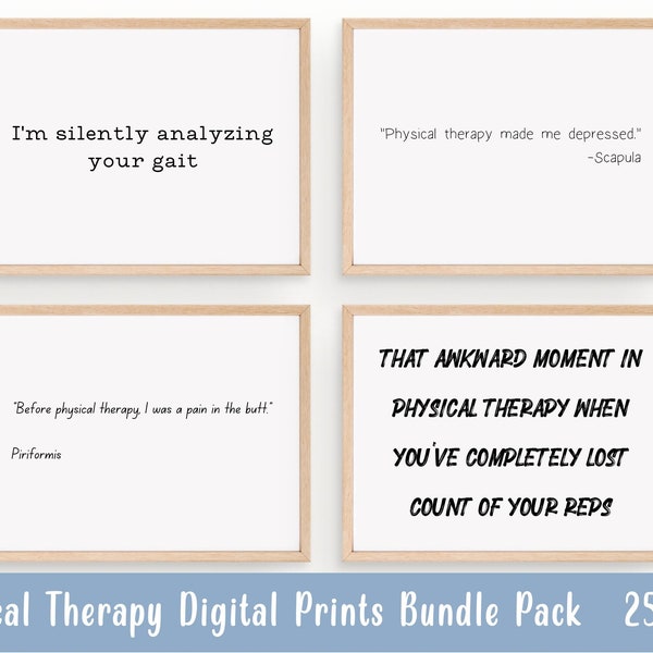 Funny Physical Therapy Sign - Etsy