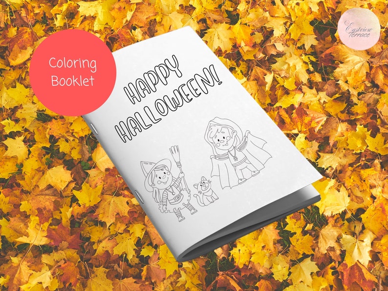 Halloween Coloring Book, Halloween Coloring Sheets, Printable Kids ...
