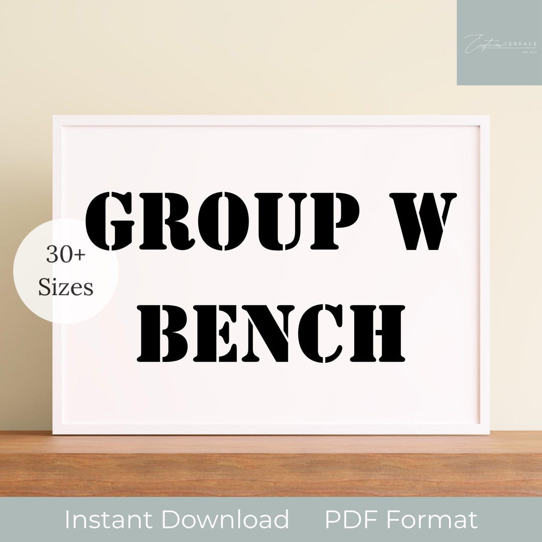 Group W Bench Digital Print, Alice's Restaurant Wall Art, Thanksgiving ...