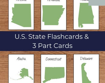 State of Texas Research Cards Elementary Montessori Homeschool - Etsy