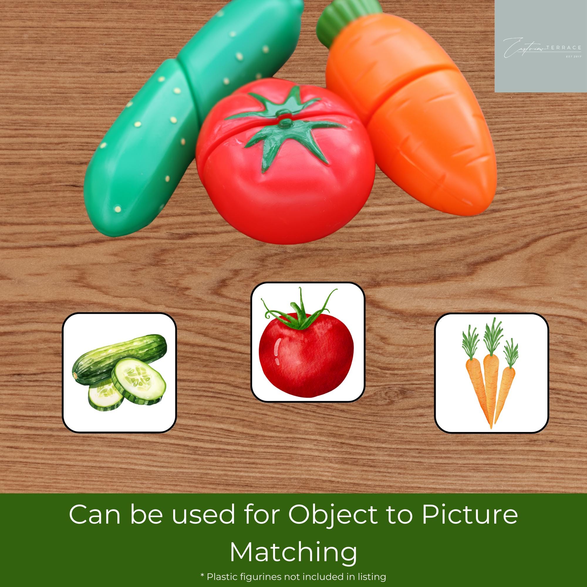Vegetable Flashcards, Montessori 3 Part Cards, PDF Printable - Etsy