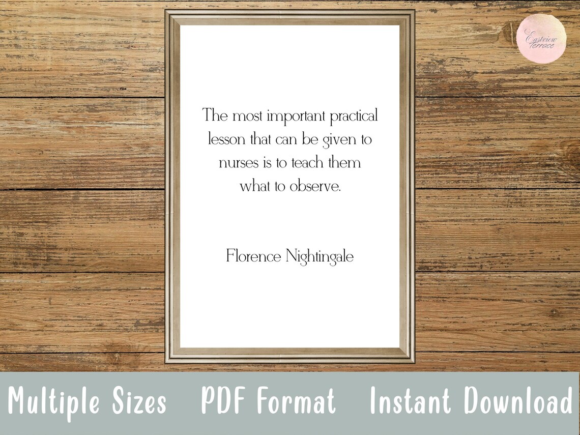 Florence Nightingale Bundle Digital Prints, Nurse Appreciation Gift ...