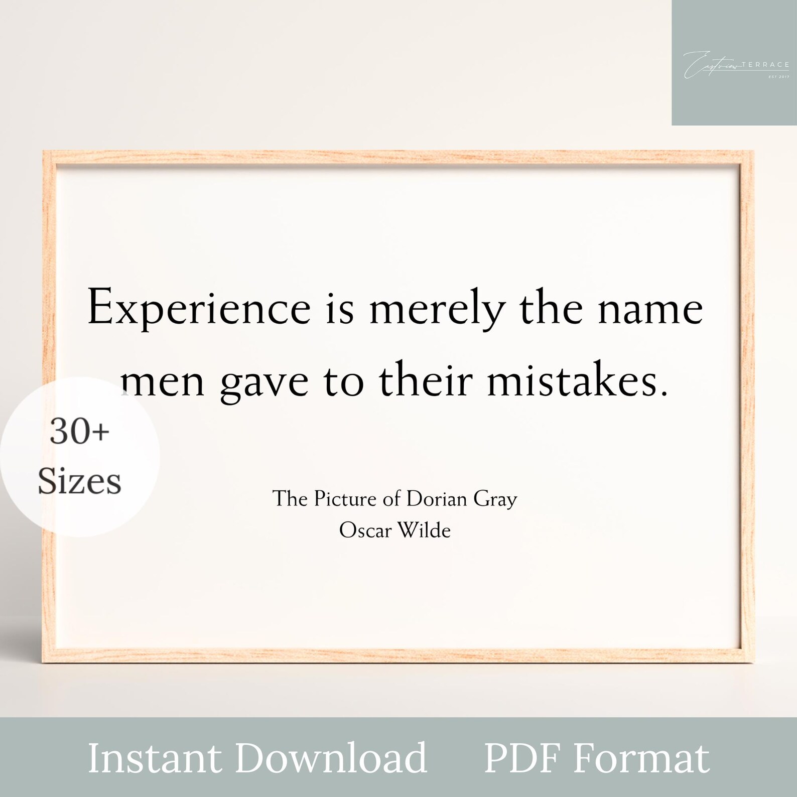 Oscar Wilde Digital Print, the Picture of Dorian Gray Wall Art, Classic ...