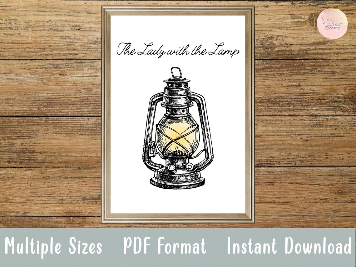 Florence Nightingale Bundle Digital Prints, Nurse Appreciation Gift ...