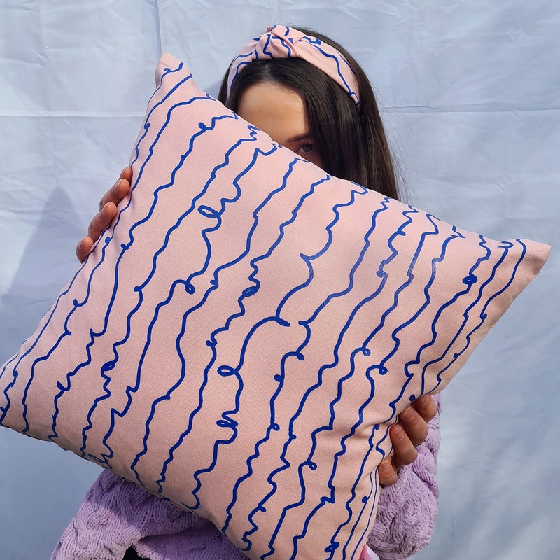 Screen Print Pillow - Etsy UK