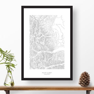 Mount Elbert, Colorado | Topographic Print, Contour Map, Map Art | Home ...