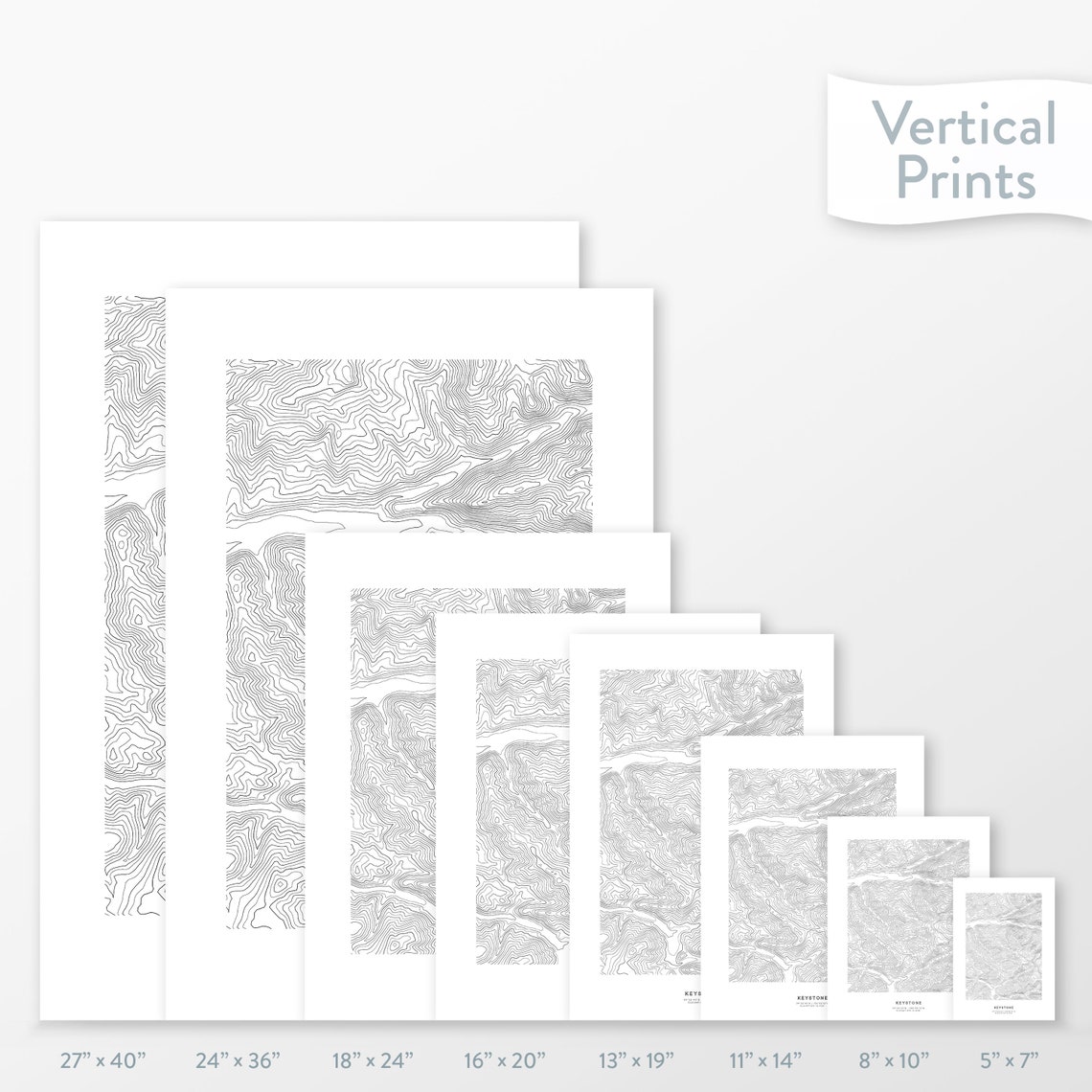 Keystone, Colorado | Topography, Topographic Print, Contour Map, Map ...