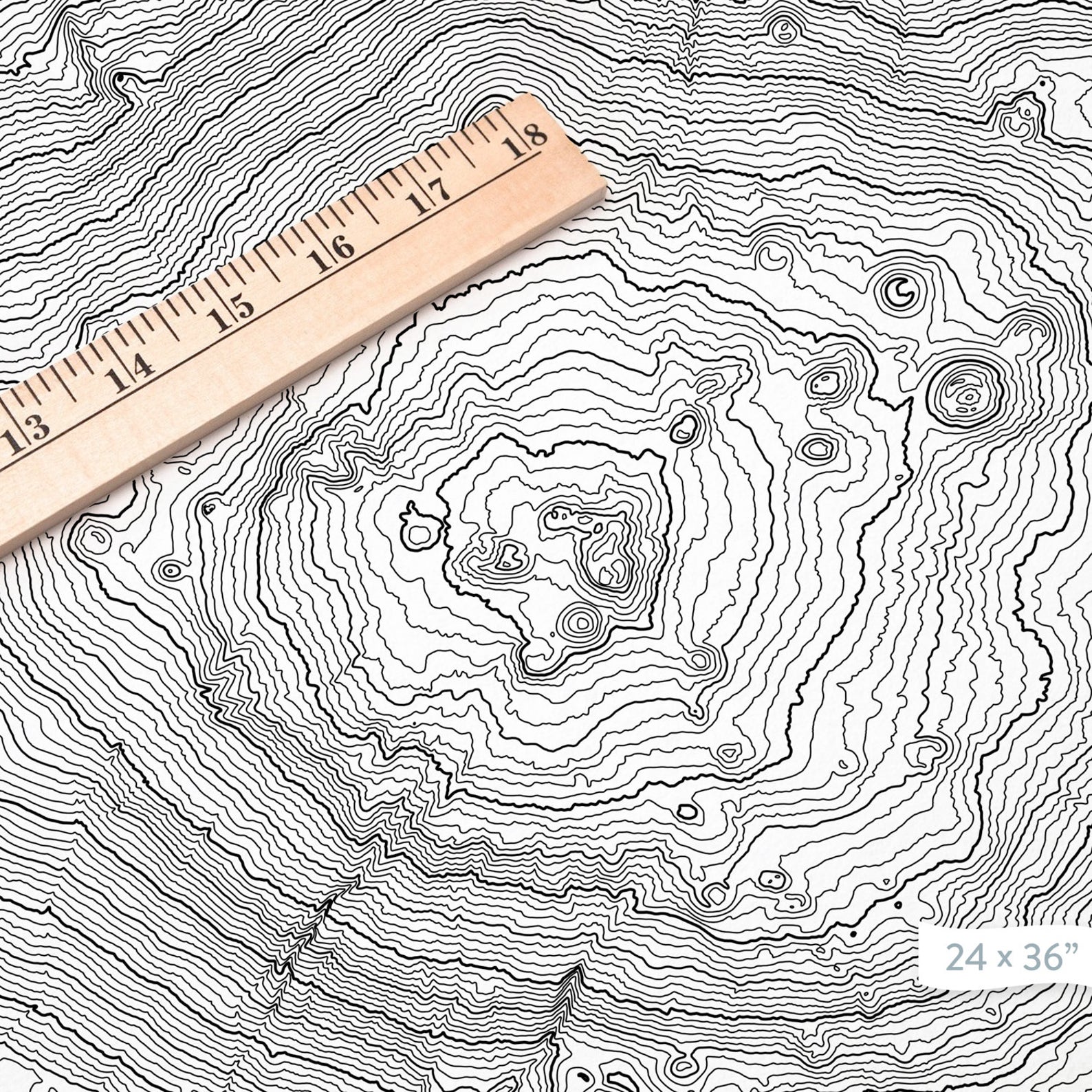 Mauna Kea Hawaii Topographic Print Contour Map Map Art | Etsy