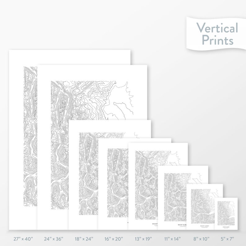 Mount Elbert Colorado Topographic Print Contour Map Map - Etsy