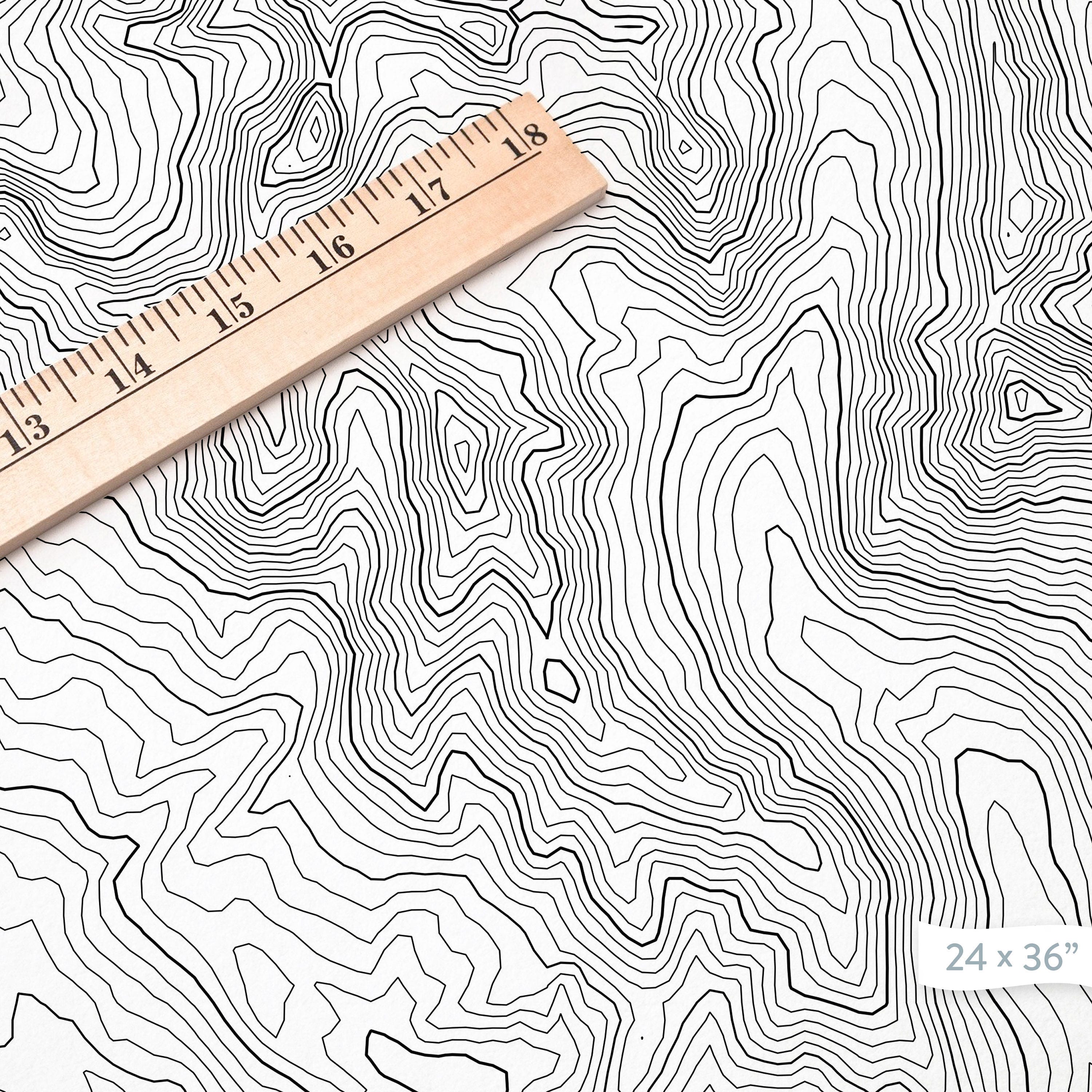 Crested Butte Colorado Topographic Print Contour Map Map | Etsy