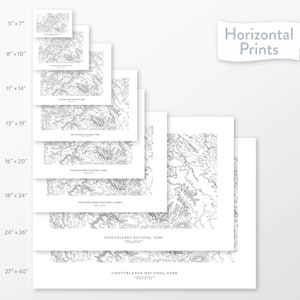 Canyonlands National Park, Utah | Topographic Print, Contour Map, Map ...