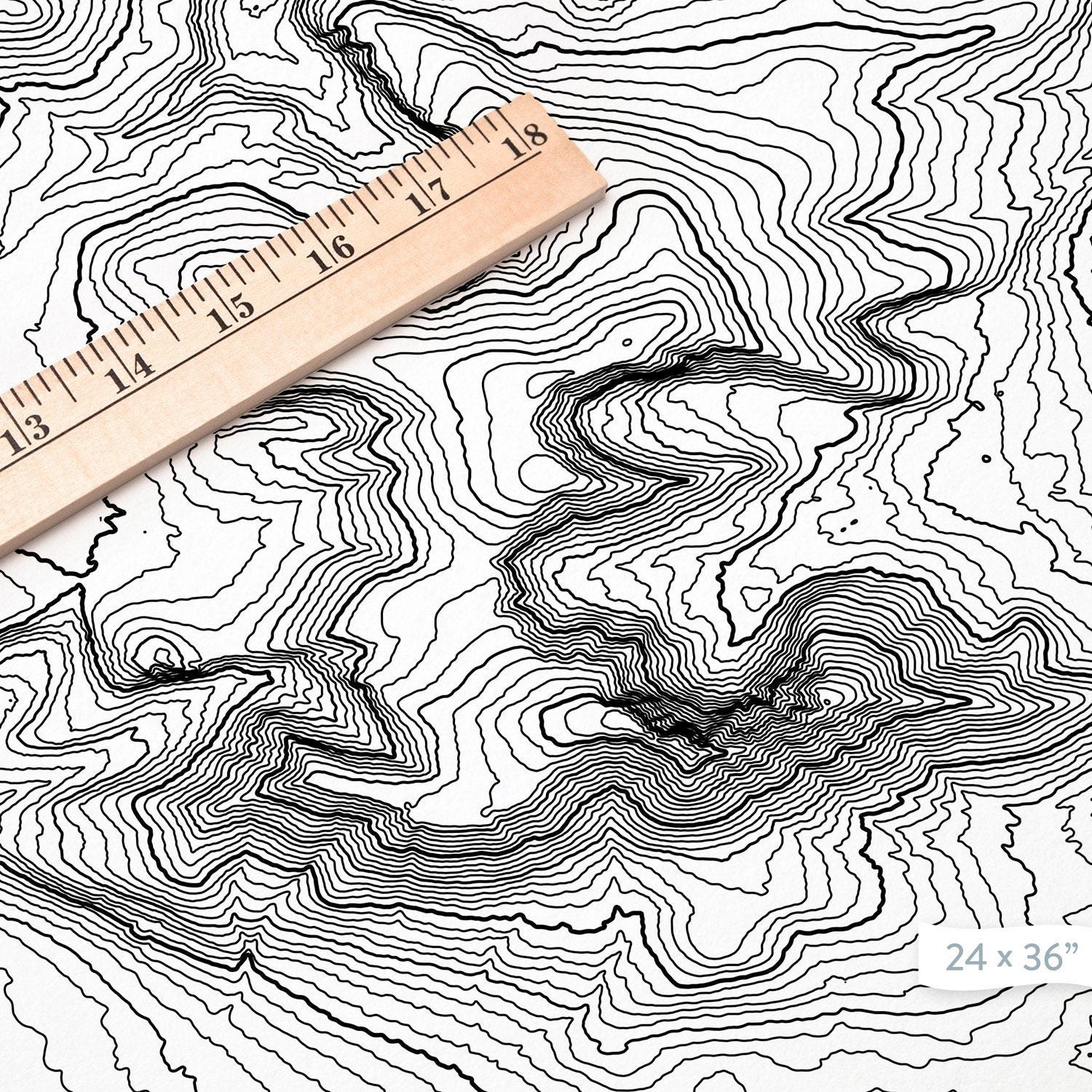Mount Katahdin Maine Topographic Print Contour Map Map - Etsy