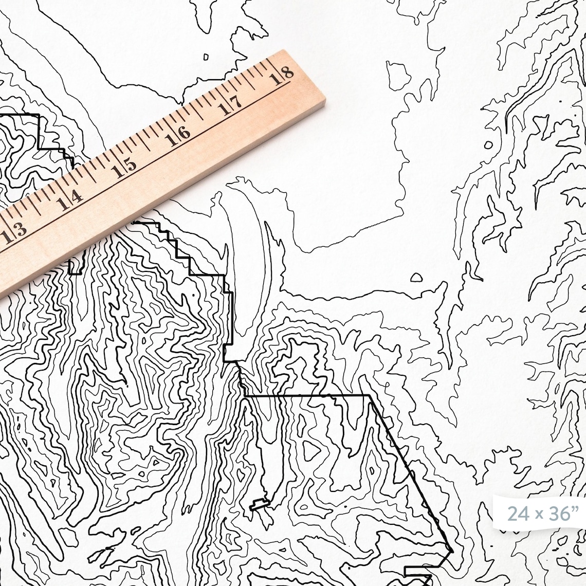 Eagle Cap Wilderness Oregon Topographic Print Contour Map - Etsy