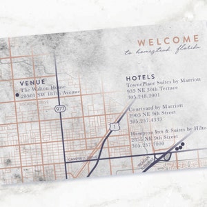 Custom Map or Directions: Designed to Match Any Style - Etsy